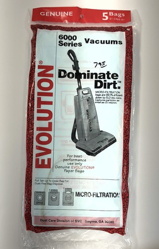 OEM Genuine Evolution 6000 Series Pack Of 5 Vacuum Cleaner Bags | eBay