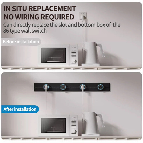 Power Track Socket Pop Electric Plug Adapter UK US EU Standard Wall ...