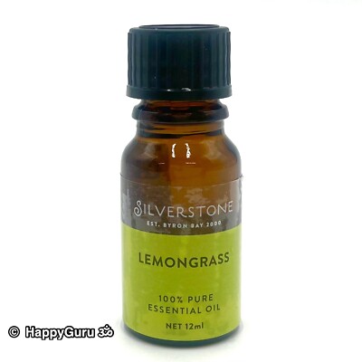 "Lemongrass" Essential Oil 100% Pure Silverstone Brand 12ml Bottle ...