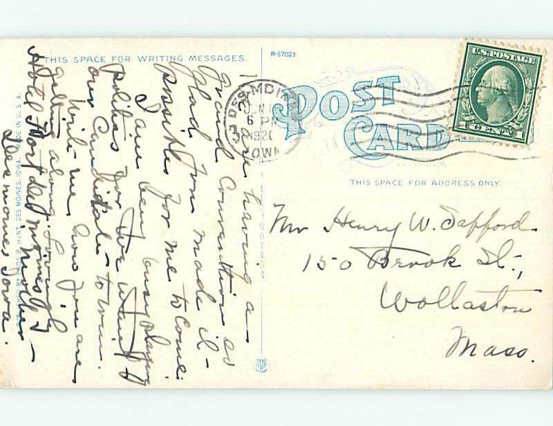 Divided-Back BRIDGE SCENE Des Moines Iowa IA i1570 | eBay