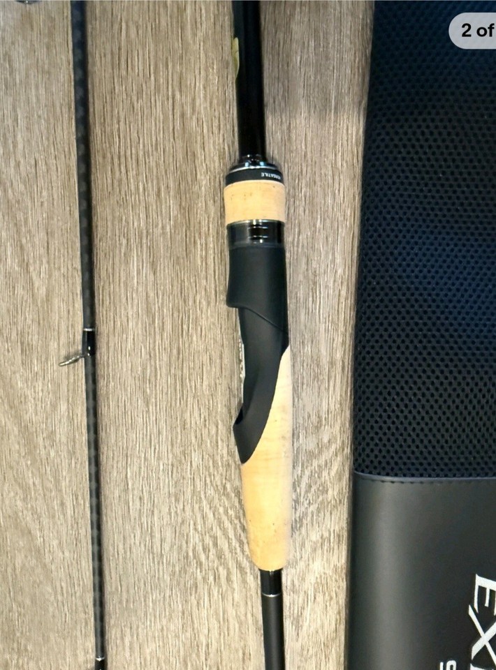 Shimano Expride 2 piece spinning rod New - 6ft 6in light power fast ...