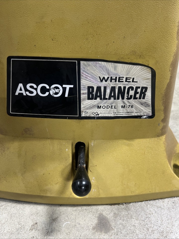 ASCOT PRECISION WHEEL TIRE BUBBLE BALANCER Gas Service Station Garage ...