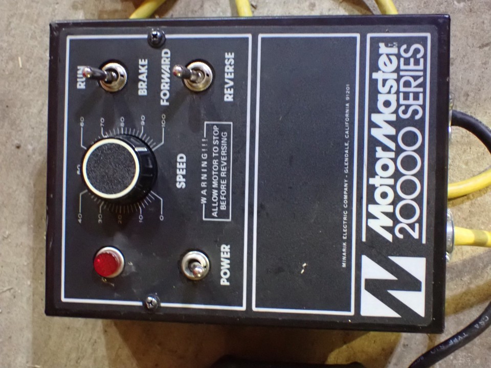 Baldor Motor & Motor Master 20000 Control for Lathe Setup VG runs | eBay