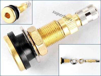 TR618A Brass Tubeless Tyre Valve Stem Wheel Rim Air Water Rubber Tire ...