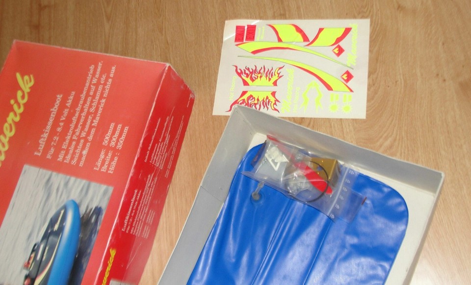 Vintage RARE RC HOVERCRAFT KIT - MAVERICK electric - Swiss ...