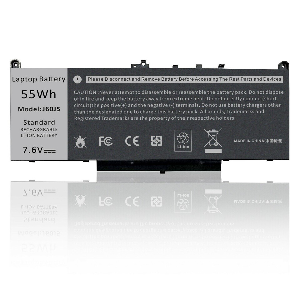 E7470 E7270 Battery for Dell Latitude E7470 E7270 7470 7270 J60J5 7.6V ...