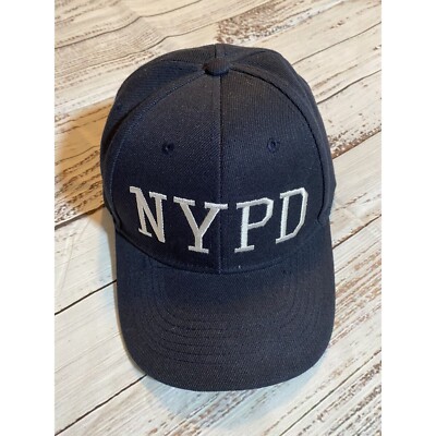 NYPD Official New York Police Department Cap Hat Adult Adjustable Blue ...
