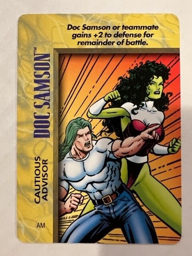 Marvel Overpower DOC SAMSON Special AM Cautious Advisor IQ Uncommon 1996 ️ | eBay