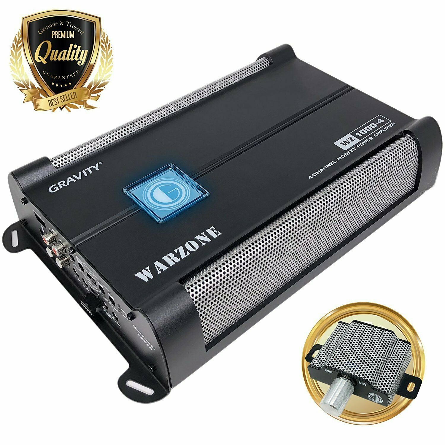 Gravity 1000W 4 Channels 2/4 OHM Car Audio Competition Amplifier | eBay