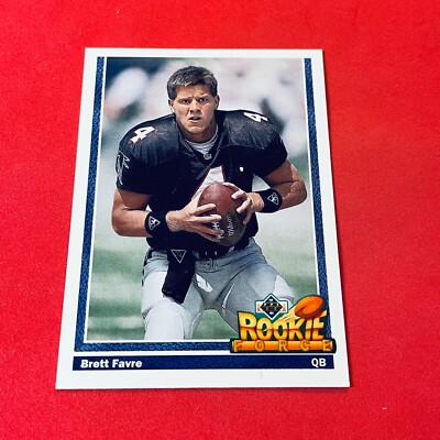 Brett Favre .. ROOKIE .. Atlanta Falcons ..1991 Upper Deck ROOKIE FORCE ...