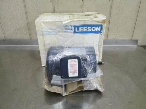 Leeson 190074.77 Electric Motor 1/3 HP 3 PH 1425 RPM Frame B56C ...
