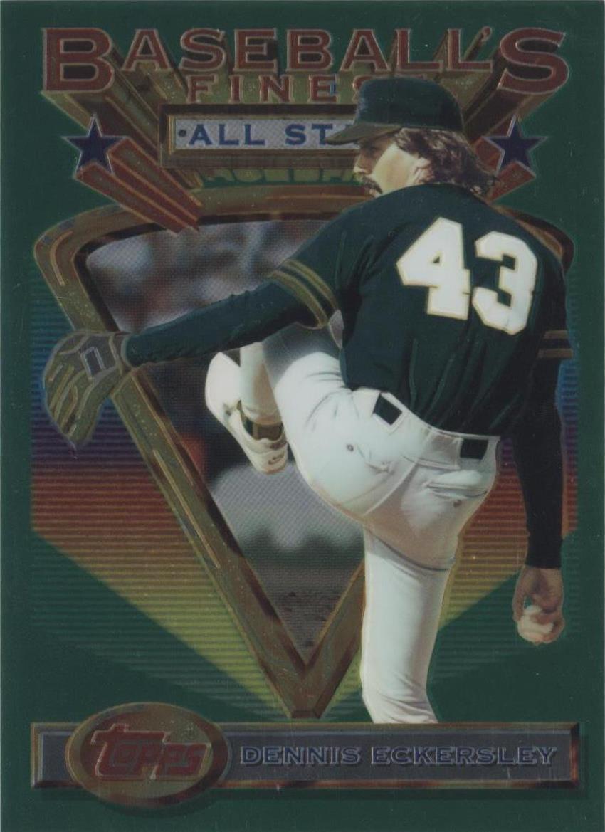1993 Topps Finest - Dennis Eckersley #100 Jumbo for sale online | eBay