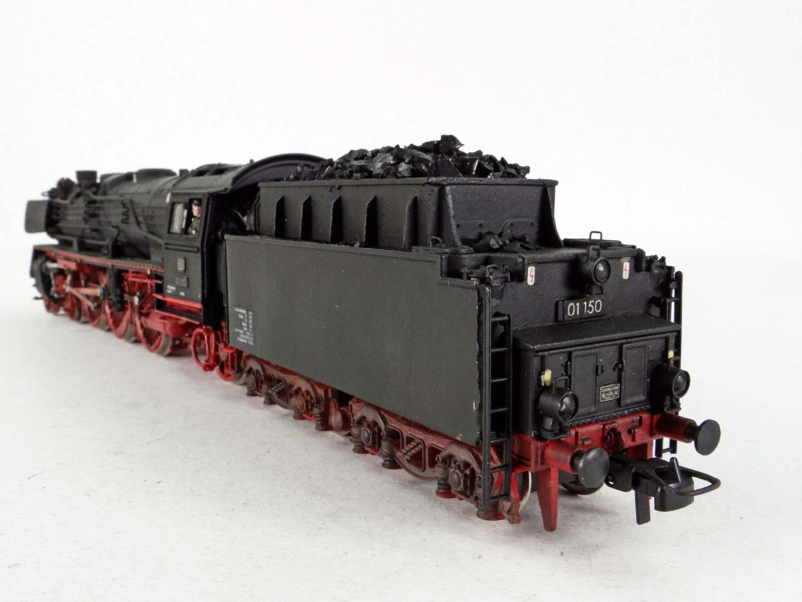 Roco 04119 B Dampflok BR 01 150 DB, HO, DC, gealtert, gesupert, 70/80er ...