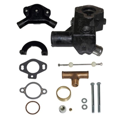Mercruiser 7.4L 454-502 Thermostat Housing Kit 90736A24 16413A3 16413A9 ...