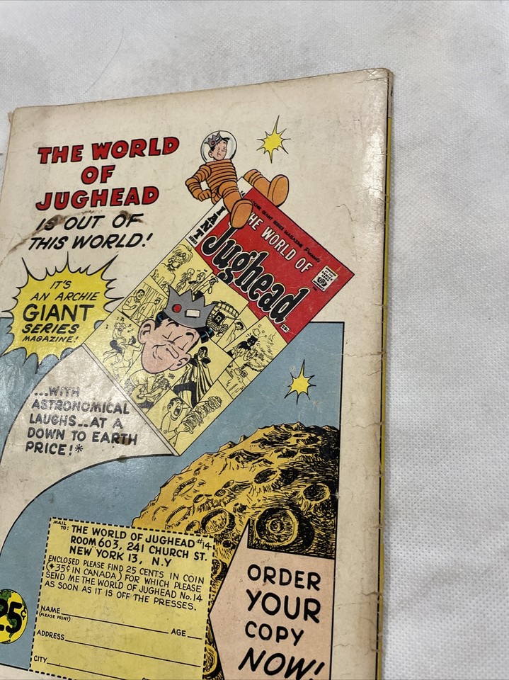 Archie’s Mad House #15 comic Monsters Jughead werewolf Poor Low Grade ...