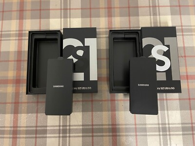 NEW Samsung galaxy s21 ultra empty boxes without any accessories only ...