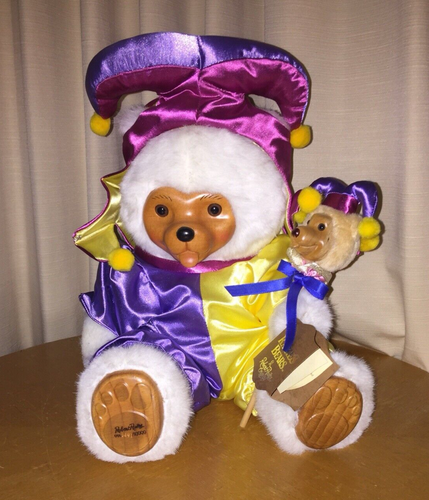 Robert Raikes Bear "Jester " Royal Court Collection "CERT & Box 6491 Of ...