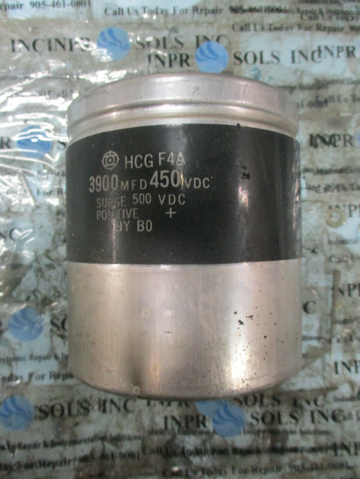 FANUC HCGF4A Capacitor 3900MFD 450VDC Surge 500VDC HCG F4A Capacitor ...