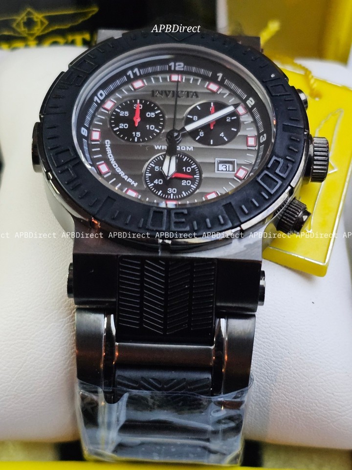 Invicta - Swiss ETA G10.711 Chronograph OCEAN REEF - GUNMETAL - mens ...