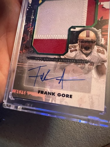 2024 topps composite football patch auto frank gore don’t miss out | eBay