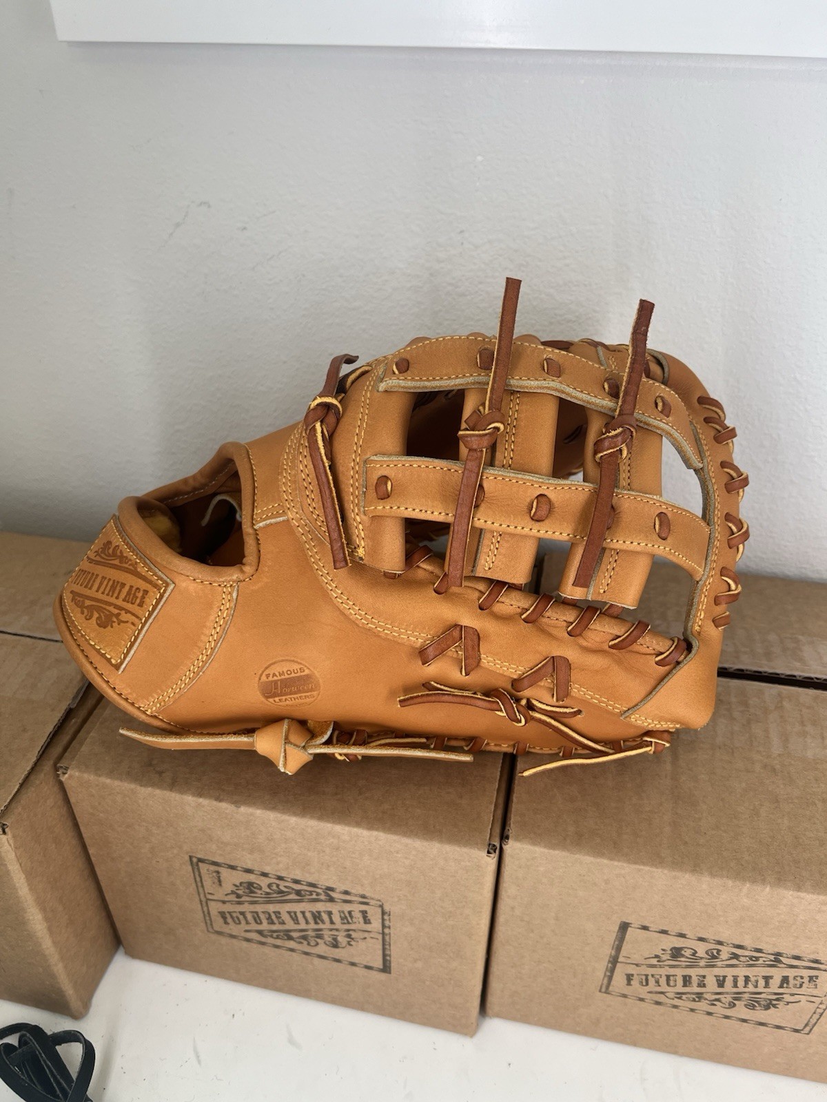 Horween Future Vintage First Base Mitt 13” Made In USA DCT Style Glove ...