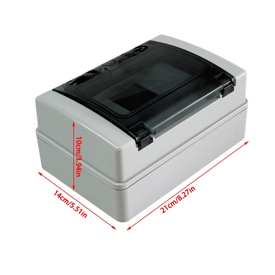 4 Way Consumer Unit Enclosure RCD MCB RCB IP65 Electrical Box IP65 ...