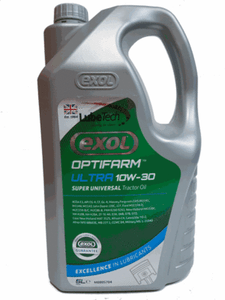 EXOL ULTRA 10W30 SUPER UNIVERSAL TRACTOR OIL 5 LT STOU, SUTO, OEM APPROVED OIL | eBay