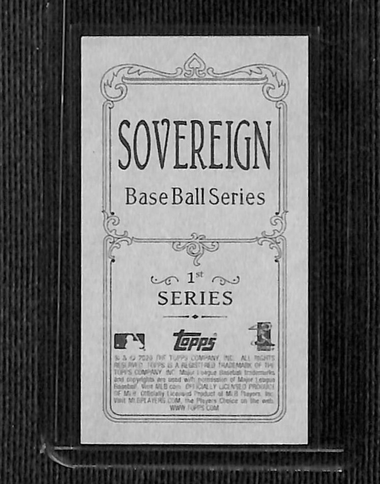 2020 Topps 206 Sovereign Back Parallel Bryce Harper Print Run 71 SSP ...