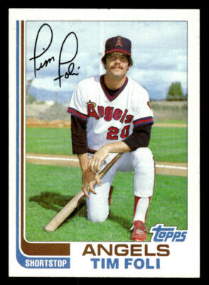 1982 Topps Traded #34T Tim Foli Card California Angels | eBay