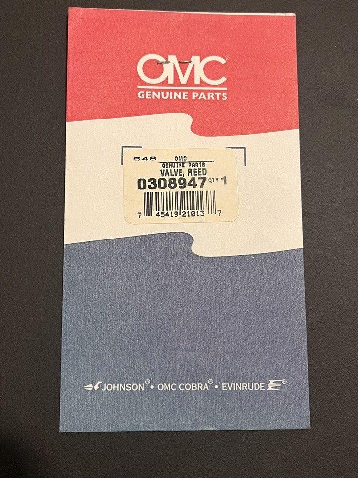 NEW OEM JOHNSON EVINRUDE OUTBOARD REED VALVE 308947 | eBay