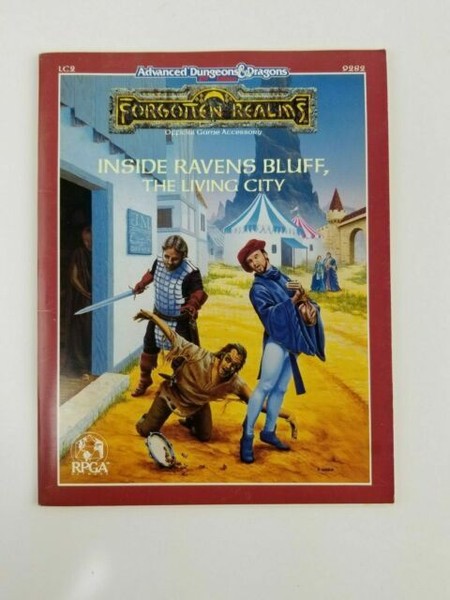 Ad&d 2nd Ed Inside Ravens Bluff The Living City TSR 1990 RARE 9282 for ...