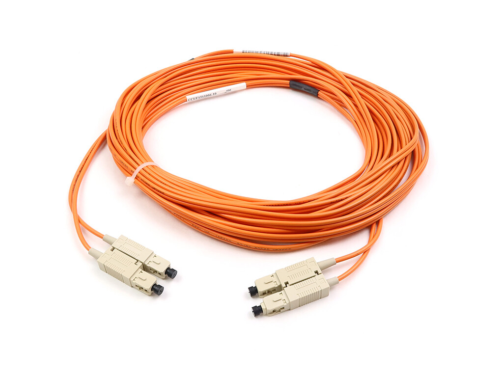 LOT OF 50 CCI 33FT SC/SC MULTIMODE DUPLEX FIBER OPTICAL PATCH CABLE ...