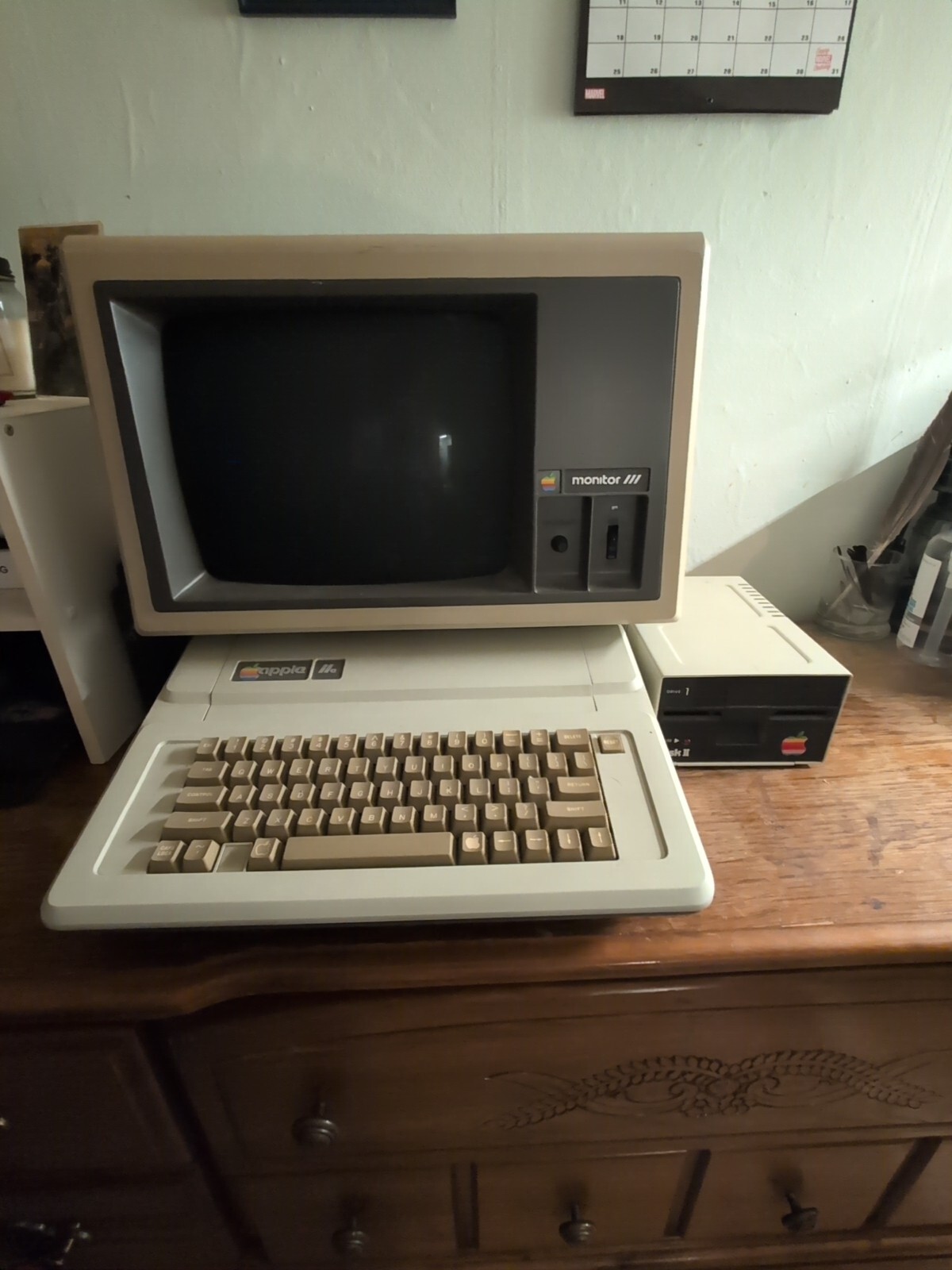 Vintage Apple lle Computer With Monitor And Disk Drive | eBay