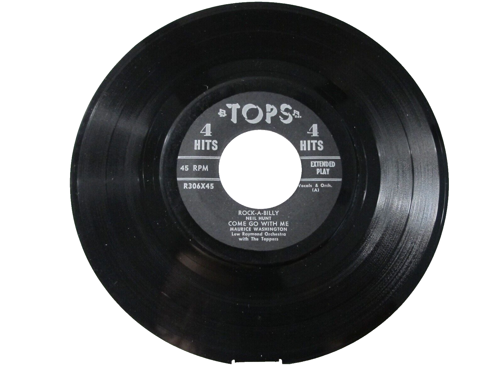 45 RECORD - NEIL HUNT AND THE TOPPERS - ROCK A BILLY | eBay