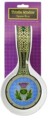 Scottish Thistle Spoon Rest Celtic Window | eBay