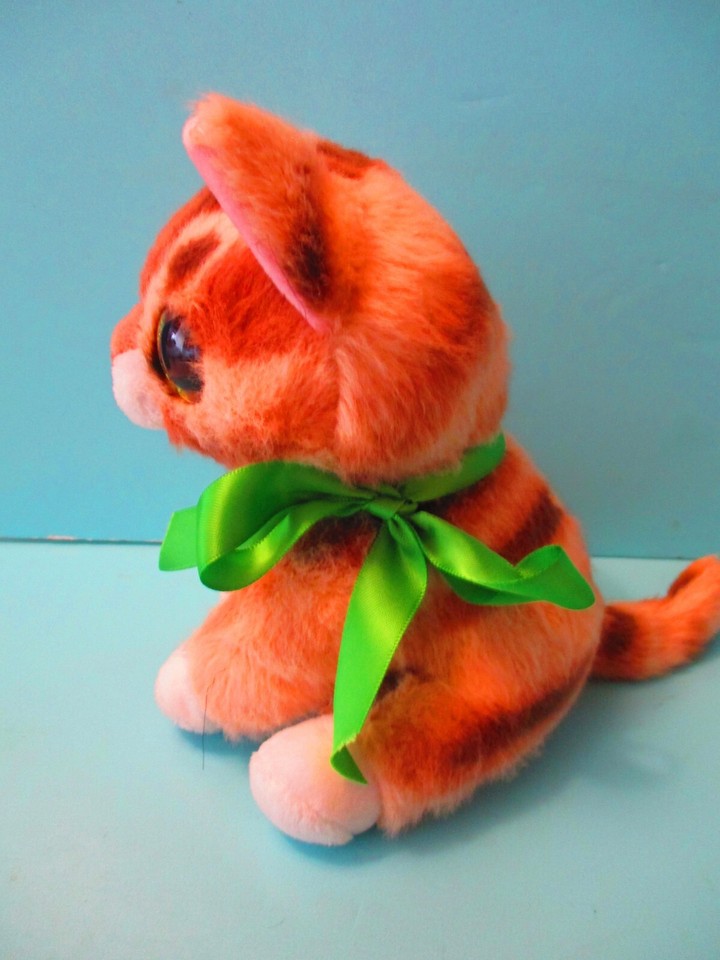 Zuru Pets Alive Smitten Kitten Plush 6" Tabby Cat Ginger Interactive Works | eBay