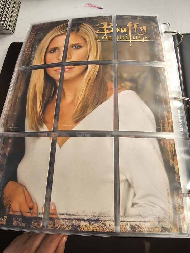 Buffy Vampire Slayer Angel Trading Card Sets & Binders Inkworks Gellar ...