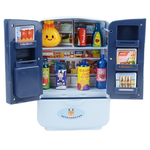 Double Door Refrigerator Toys Simulation Fridge Toy Refrigerator ...