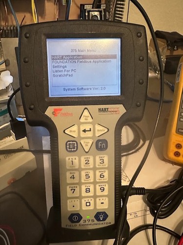 Emerson Hart Fieldbus 375 Handheld Terminal Field Communicator | eBay