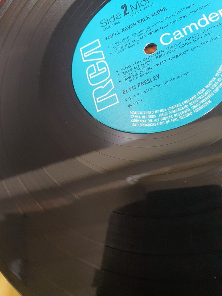 Elvis You’ll Never Walk Alone Vinyl MONO CDM 1088 RCA CAMDEN | eBay UK