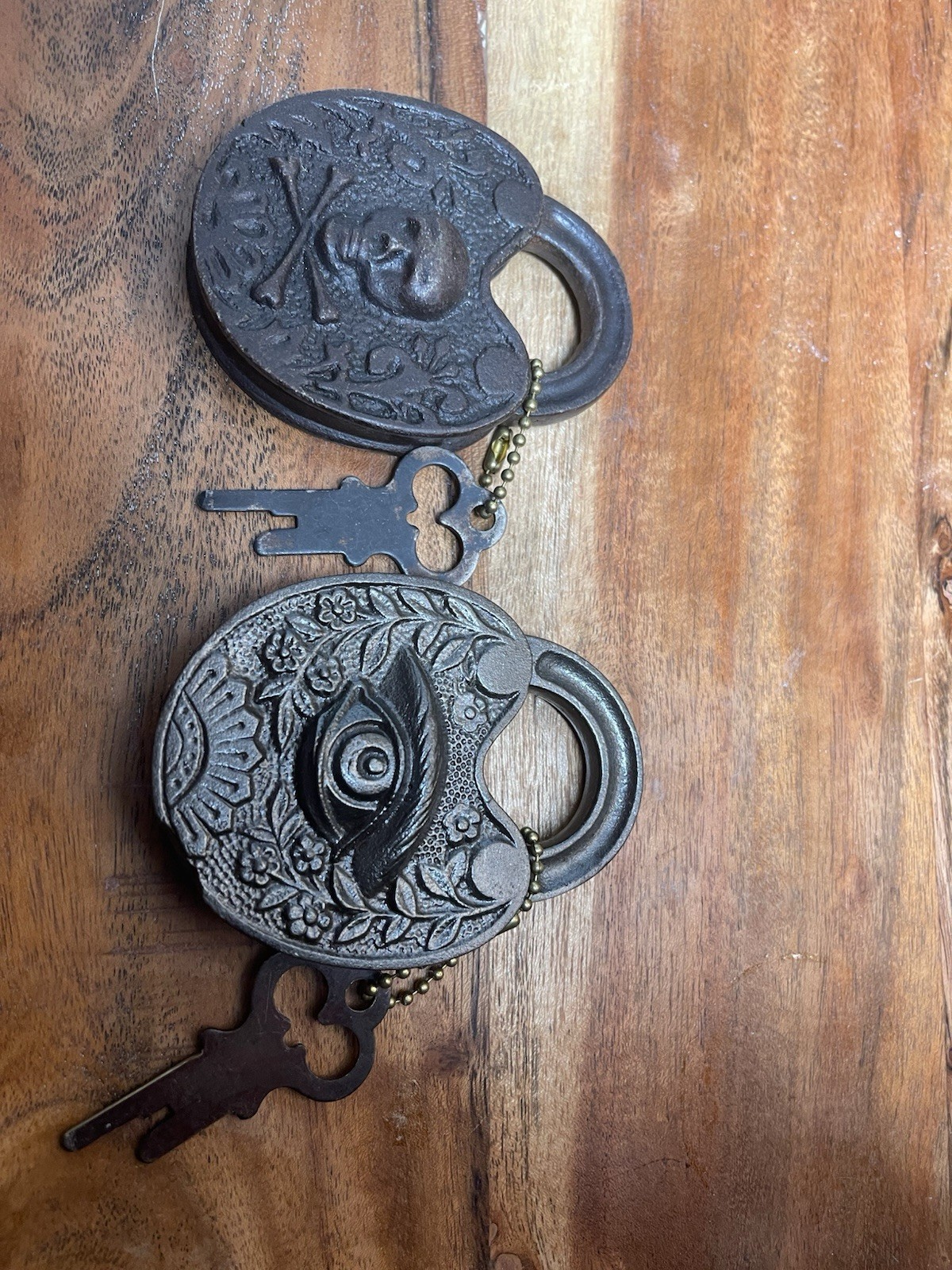 Antique Skull And Bones And Evil Eye Padlocks | eBay