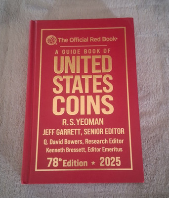 2025 Official Red Book Guide Of United States Coins 78th Edition ...