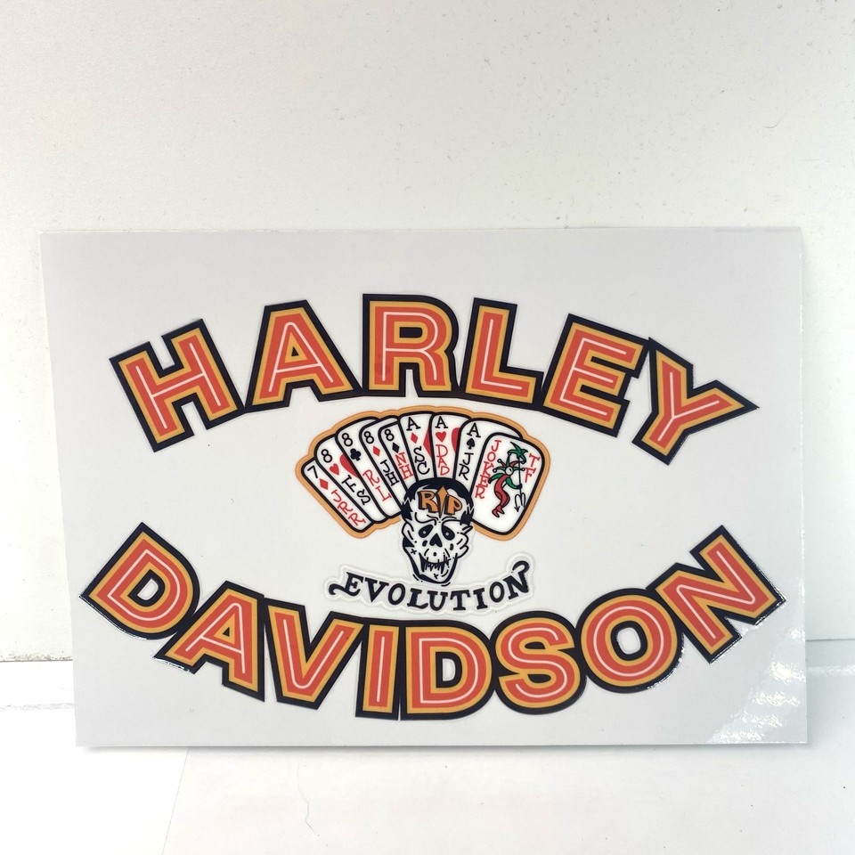 Harley Davidson And The Marlboro Man - Decals Stickers Gas Tank SET ...