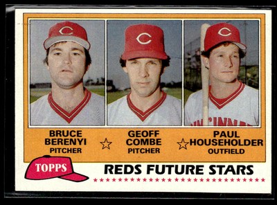 1981 Topps #606 Reds Future Stars Bruce Berenyi/Geoff Combe/Paul ...