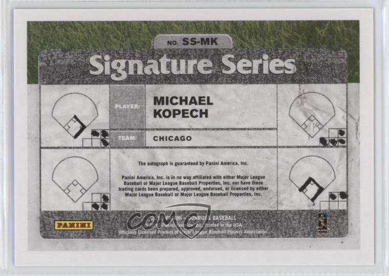 2019 Donruss Signature Series Pink Firework Michael Kopech Rookie Auto ...