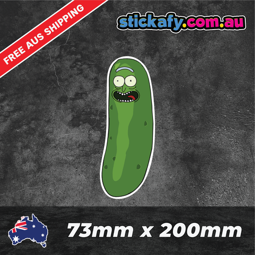 Pickle Rick Sticker Funny Laptop Car Window Bumper JDM decal 4wd 4x4 ...