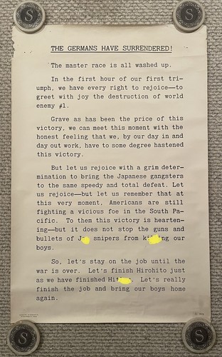 Original WWII Poster The Germans Have Surrendered! 24x36” | eBay