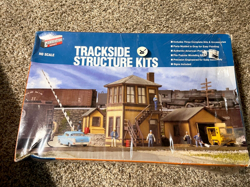 WALTHERS CORNERSTONE HO SCALE TRACKSIDE STRUCTURES KIT 933-3530- 1252 ...