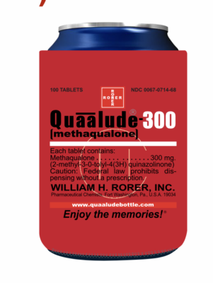 Quaalude solid foam 12 oz. koosie, qualude | eBay