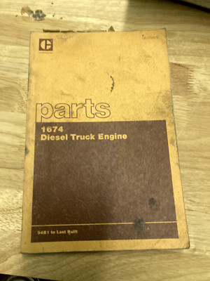 CAT CATERPILLAR 1674 DIESEL ENGINE PARTS MANUAL S/N 94B | eBay